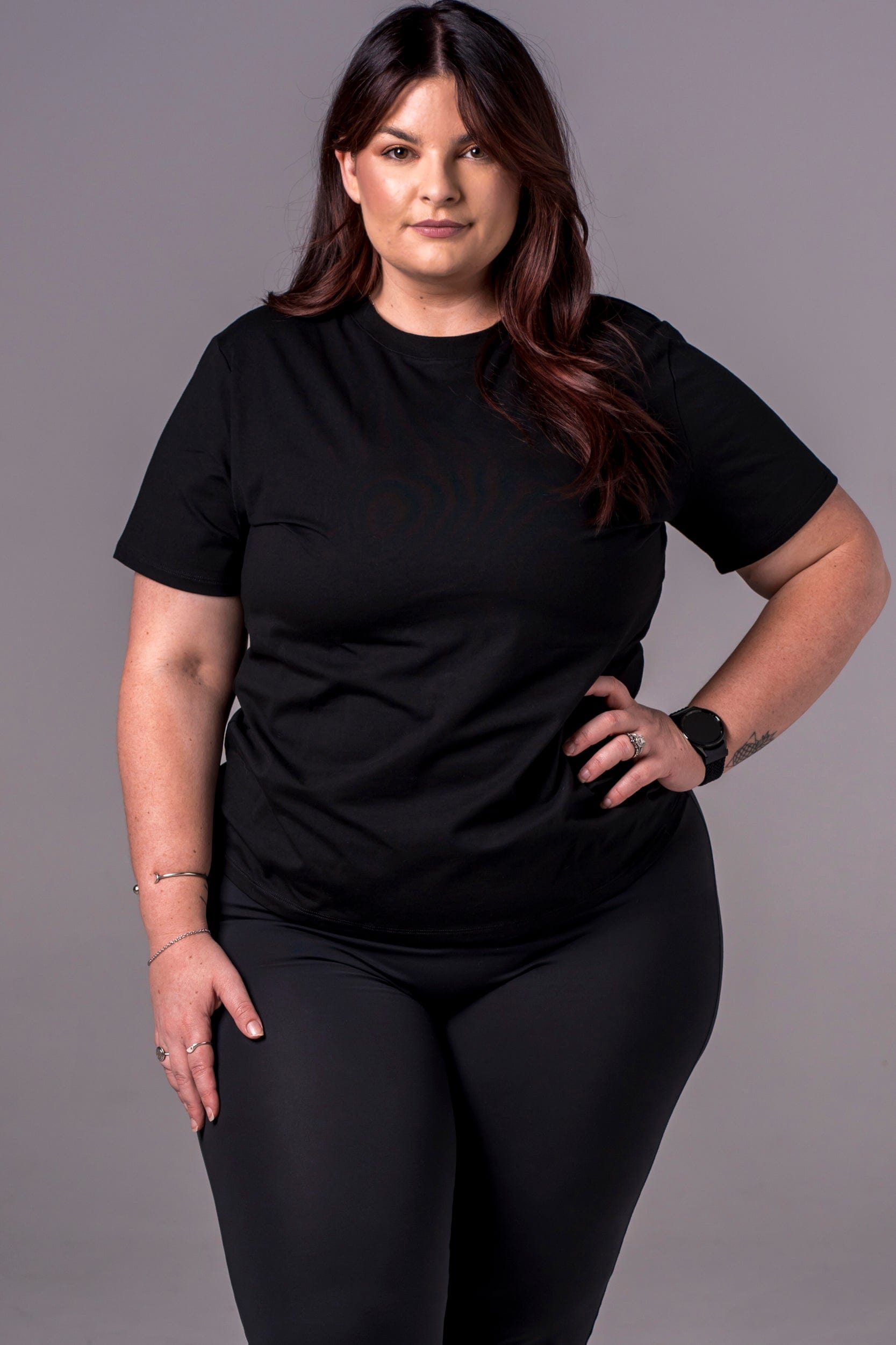 Black Basic Tee | Comfortable | Loose Fit | Empress